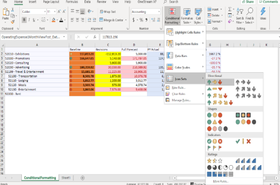 Conditional Formatting